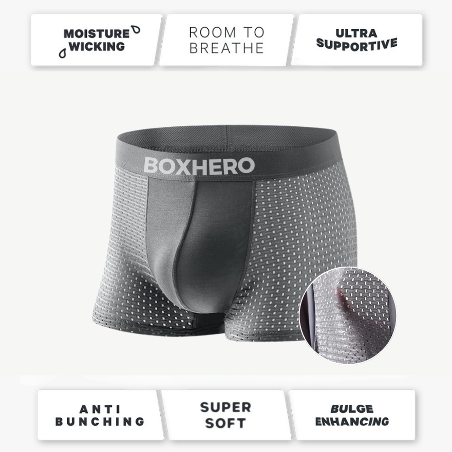 BOXHERO BAMBOO FIBRE BOXER SHORTS 1.0 - FOR ALL-DAY COMFORT – Boxhero