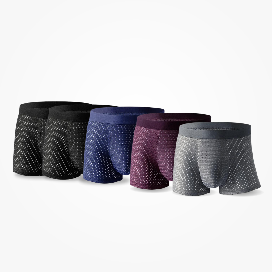BOXHERO BAMBOO FIBRE BOXER BRIEFS - FOR ALL-DAY COMFORT 5-PACK – Boxhero